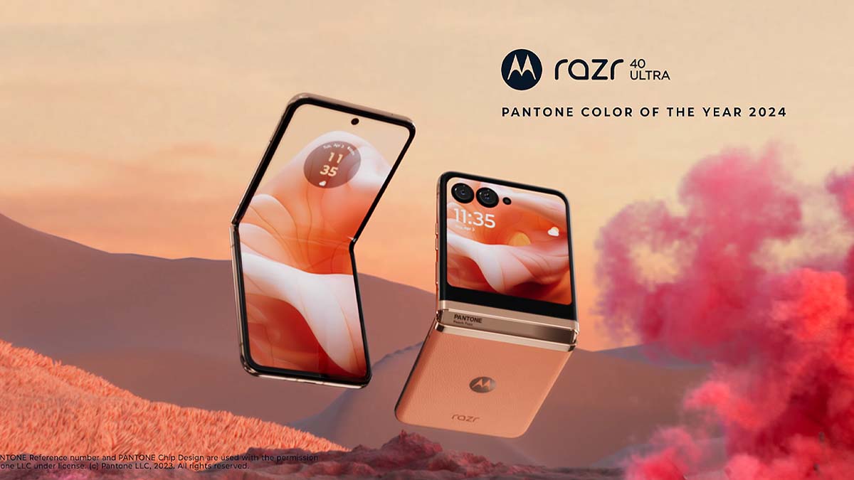 Motorola Razr 40 Ultra, Razr 40 Neo get new Peach Fuzz colour