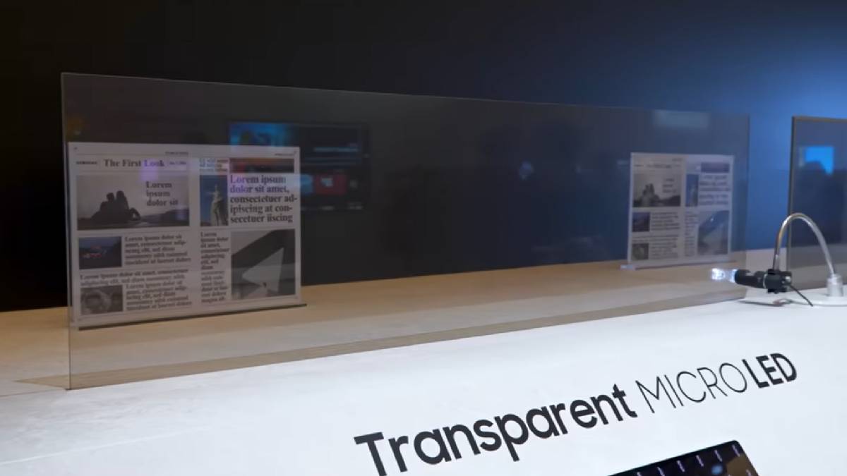 CES 2024: Samsung showcases transparent MicroLED display: Details here